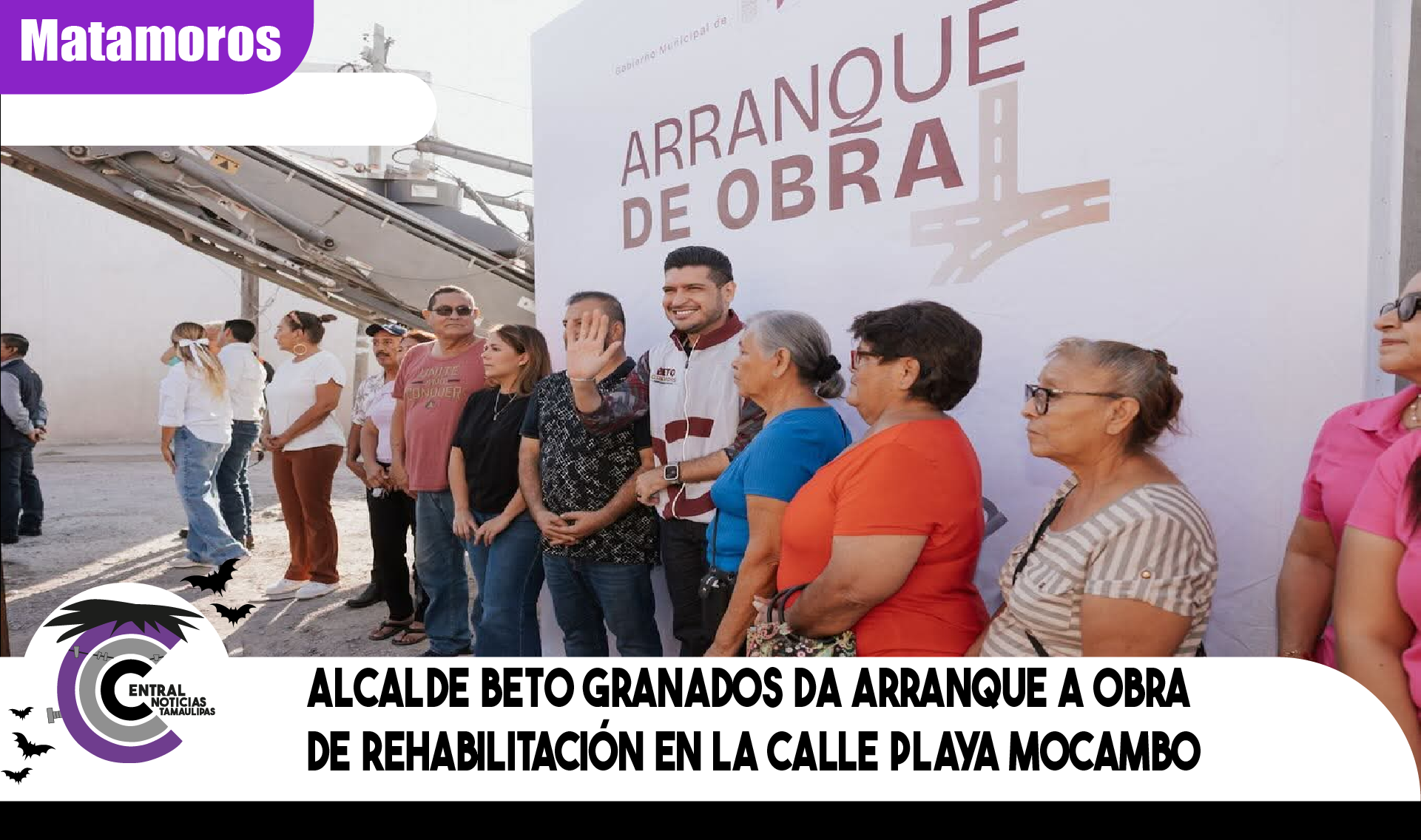 Alcalde Beto Granados da arranque a obra de rehabilitación en la calle ...
